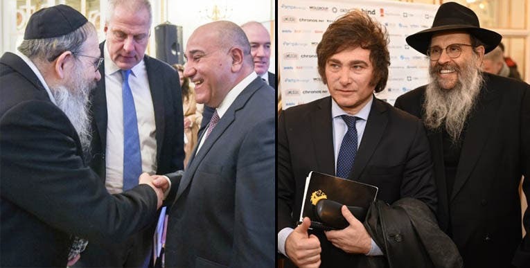 ¿Quién es Tzvi Grunblatt? El poderoso rabino a nivel mundial que vincula a Milei con Juan Manzur ...